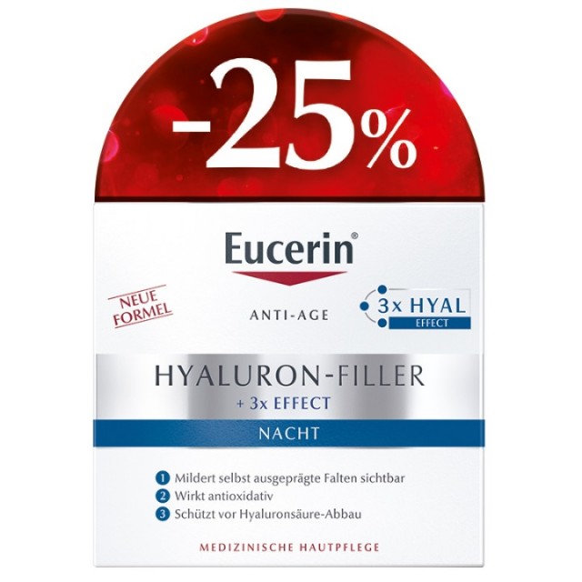 EUCERIN HYALURON FILLER NOĆNA KREMA 50ML -25%