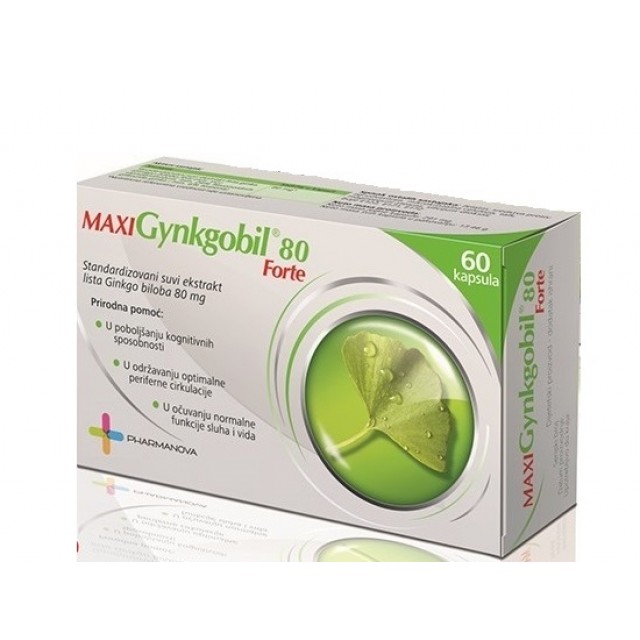 GYNKGOBIL MAXI FORTE KAPSULE 80MG A60