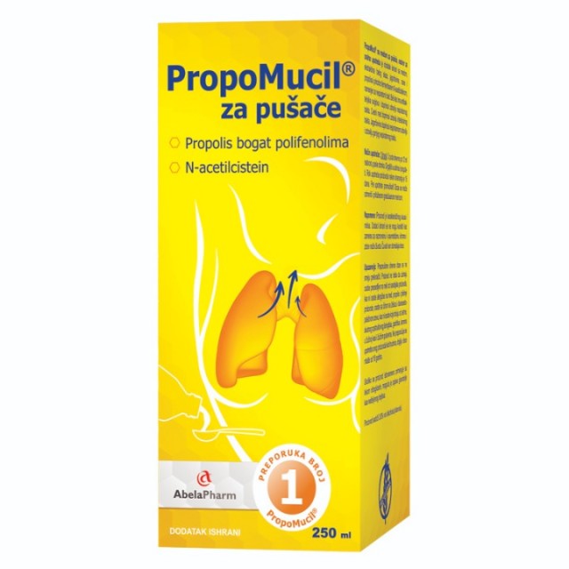 HERBIKO PROPOMUCIL SIRUP SA MEDOM ZA PUŠAČE 250ML