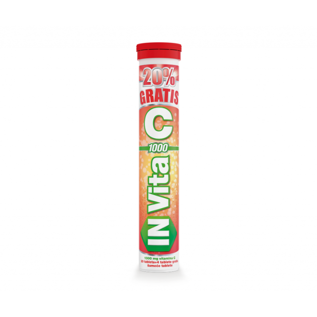 INVITA VITAMIN C 1000MG 24EFF