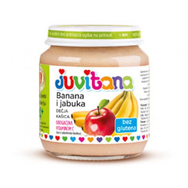 JUVITANA KAŠICA OD BANANE I JABUKE 128G