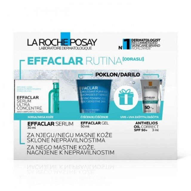 LA ROCHE-POSAY EFFACLAR ADULT RUTINA ZA NEGU MASNE KOŽE SKLONE NEPRAVILNOSTIMA PROMO