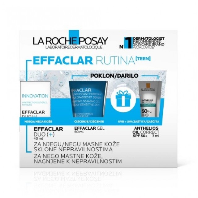 LA ROCHE-POSAY EFFACLAR TEEN RUTINA ZA NEGU MASNE KOŽE SKLONE NEPRAVILNOSTIMA PROMO