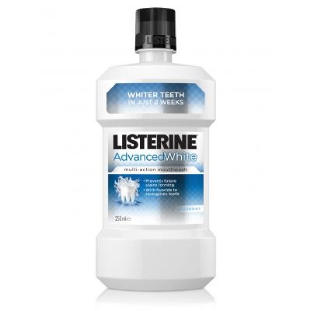 LISTERINE ADVANCED WHITE 250ML RASTVOR