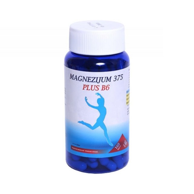 MAGNEZIJUM 375 PLUS B6 KAPSULE A100