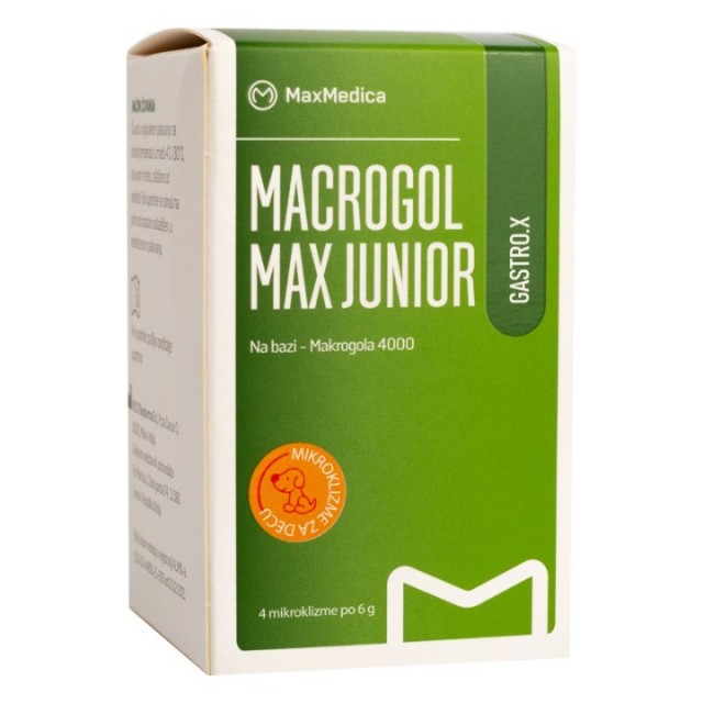 MAXMED MACROGOL MAX JUNIOR MIKROKLIZME 4X6G