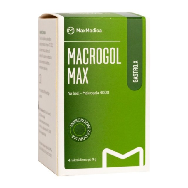 MAXMED MACROGOL MAX MIKROKLIZME 4X9G