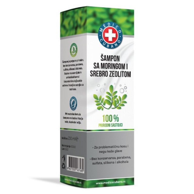 MEDICO CUBANO ŠAMPON SA MORINGOM I SREBRO ZEOLITOM 200ML