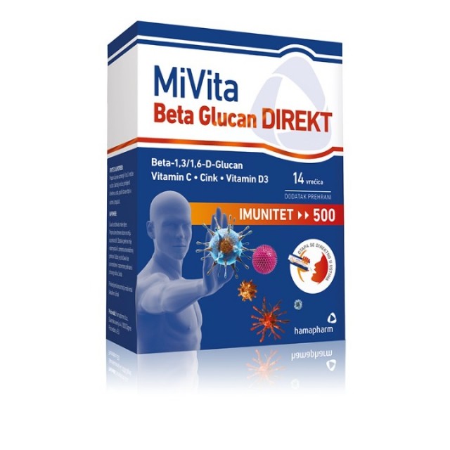 MIVITA BETA GLUCAN DIREKT A14