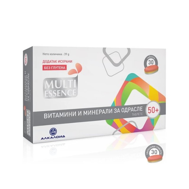 MULTI ESSENCE VITAMINI I MINERALI 50+ TABLETE A30