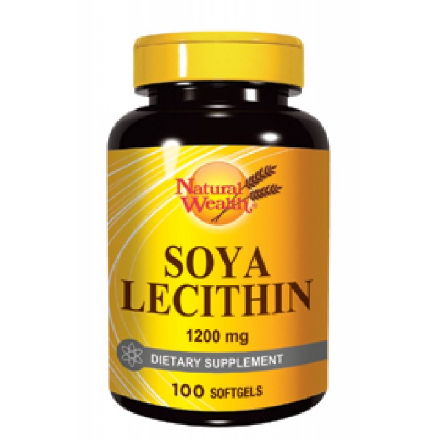 NATURAL WEALTH SOJA LECITIN 1200MG GEL KAPSULE A100