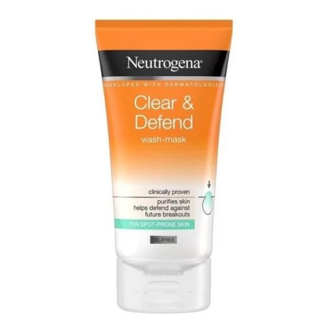 NEUTROGENA CLEAR & DEFEND MASKA I GEL 2 U 1 150 ML