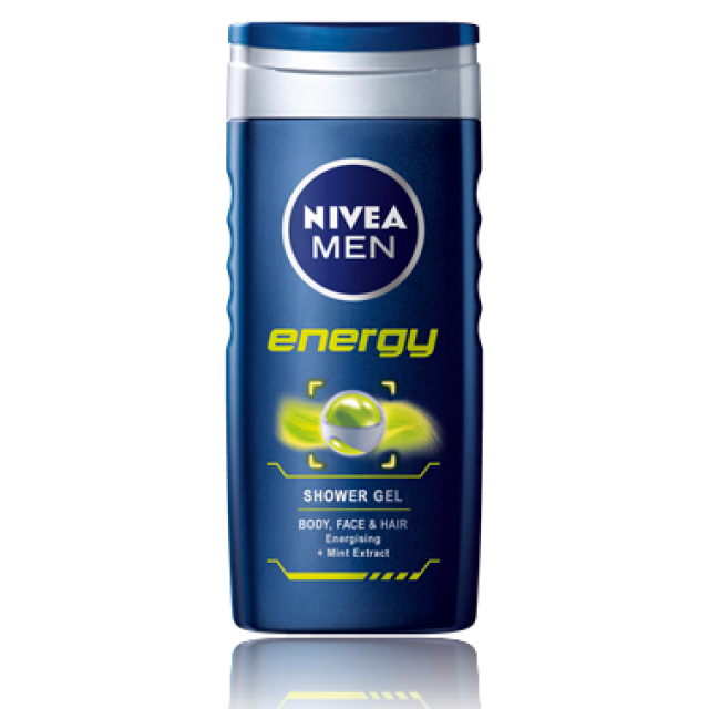 NIVEA ENERGY GEL ZA TUŠIRANJE MUŠKI 250ML