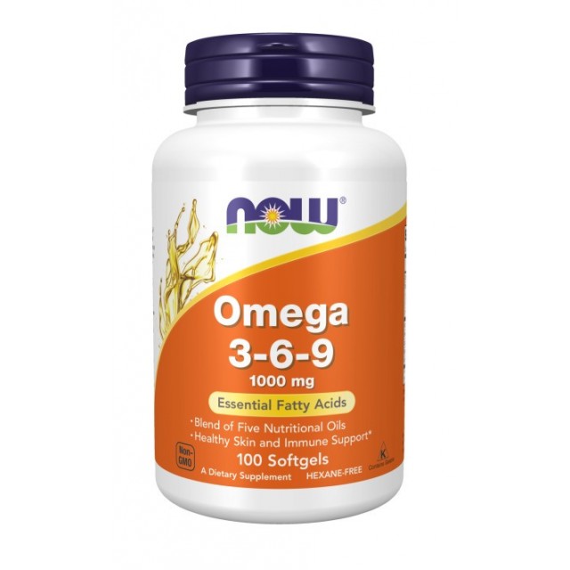 NOW OMEGA 3-6-9 KAPSULE 100X1000MG