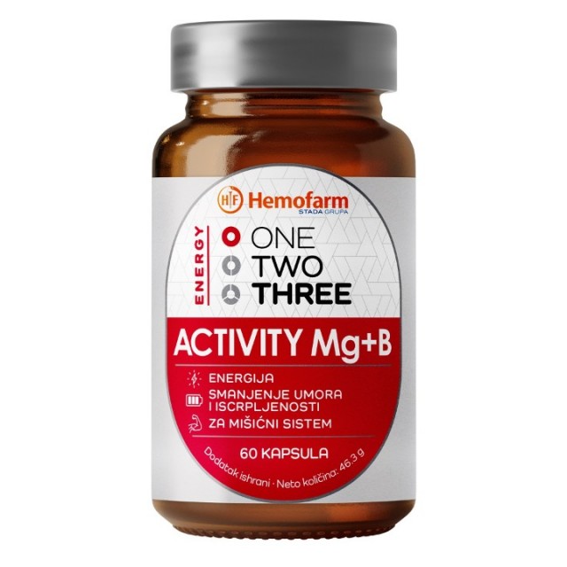 ONE TWO THREE ACTIVITY MG+B KAPSULE A60