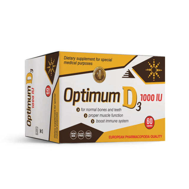 OPTIMUM D3 KAPSULE 1000IJ A60