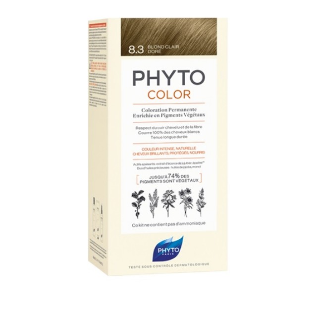 PHYTO FARBA 8.3 BLOND CLAIR DORE