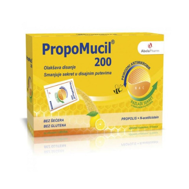 PROPOMUCIL PRAŠAK 200MG A10