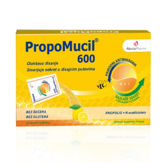 PROPOMUCIL PRAŠAK 600MG A5