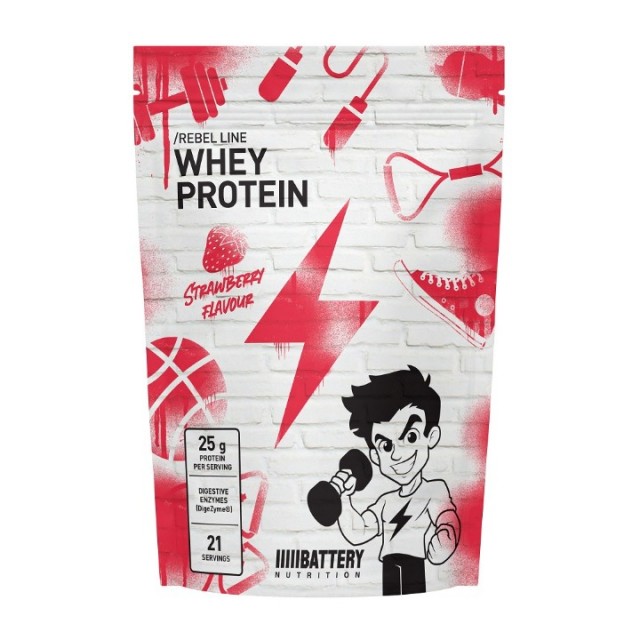 PROTEINI.SI BATTERY REBEL WHEY STRAWBERRY 700G