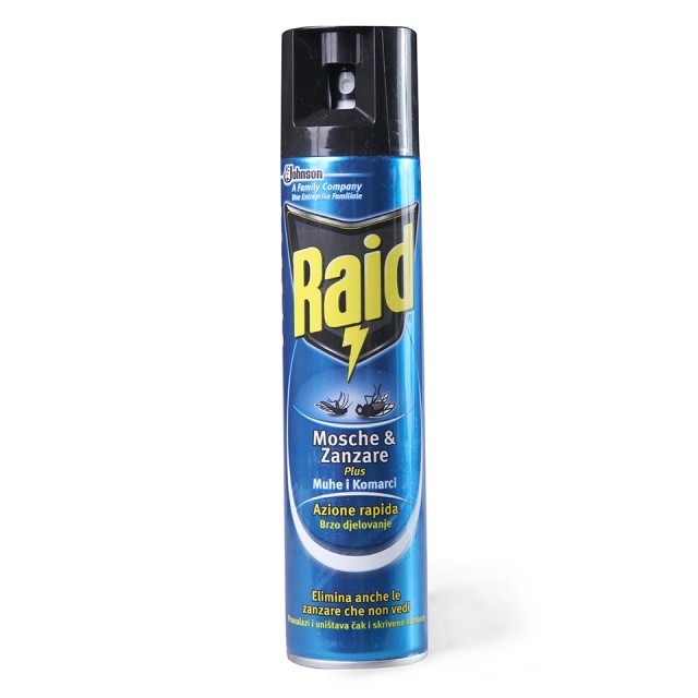 RAID SPREJ PROTIV LETEĆIH INSEKATA 400ML