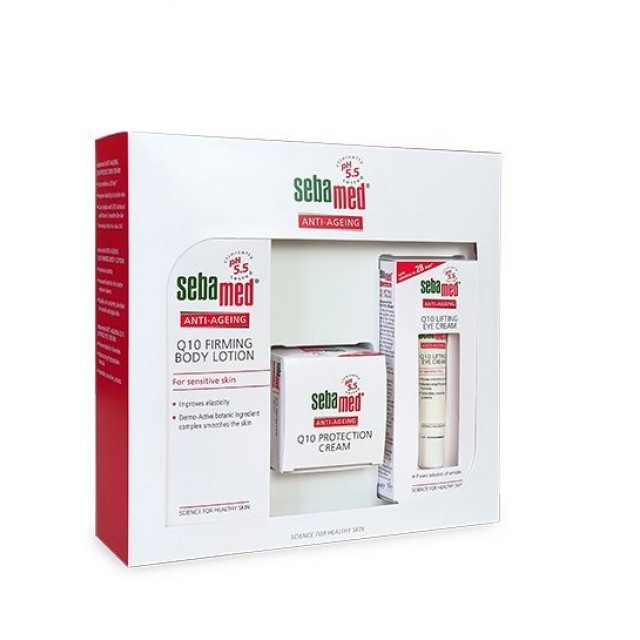 SEBAMED ANTI-AGEING PAKET (Q10 BODY LOSION+Q10 PROTECT KREM+Q10 EYE LIFTING KREM)