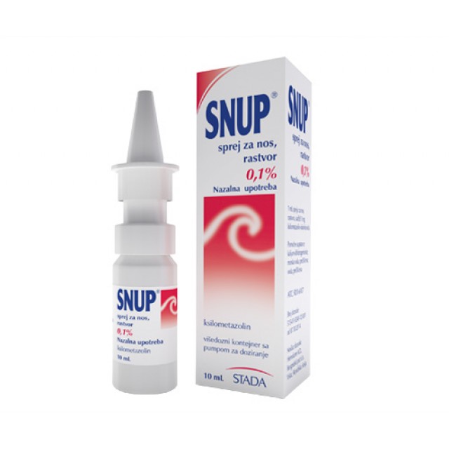 SNUP SPREJ ZA NOS ZA ODRASLE 10ML