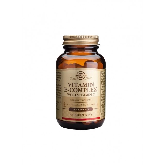 SOLGAR KOMPLEKS VITAMINA B SA VITAMINOM C TABLETE A100