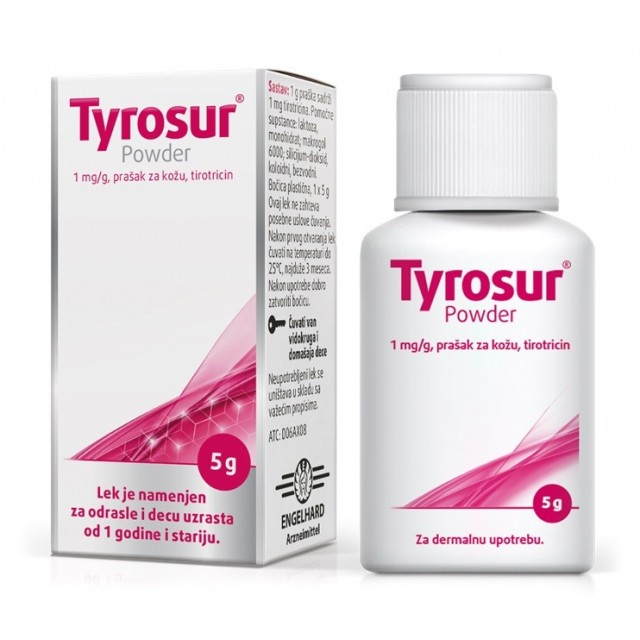 TYROSUR POWDER PRAŠAK ZA KOŽU 5G