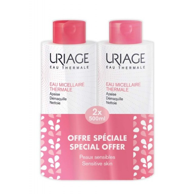 URIAGE MICELARNA VODA ROZE 500ML + 500ML PROMO PAKET