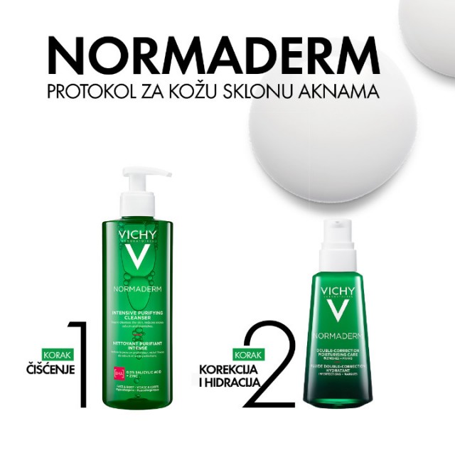 VICHY NORMADERM PHYTOSOLUTION GEL ZA DUBINSKO ČIŠĆENJE MASNE I AKNAMA SKLONE KOŽE 400ML