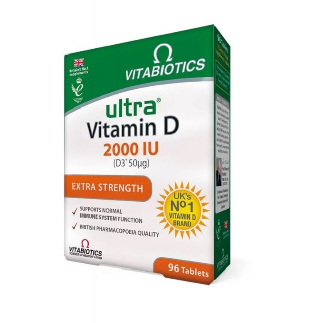 VITABIOTICS ULTRA VITAMIN D 2000IJ TABLETE A96