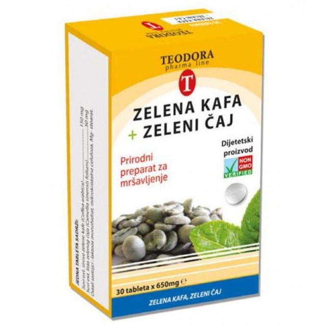 VITALON ZELENA KAFA+ZELENI ČAJ TABLETE A 30