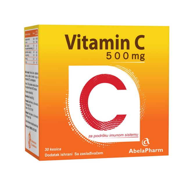 VITAMIN C PRAŠAK 500MG A30