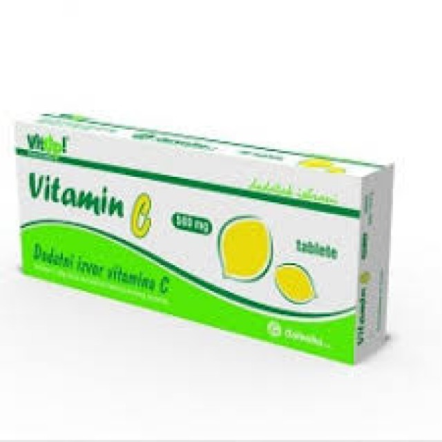 VITAMIN C TABLETE 20X500MG