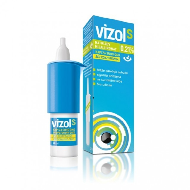 VIZOL S 0,21% KAPI ZA OČI 10ML