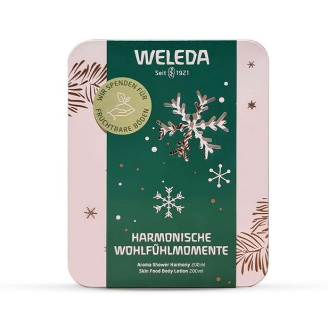 WELEDA SET SKIN FOOD LOSION ZA TELO 200ML + HARMONY GEL ZA TUŠIRANJE 200ML GRATIS