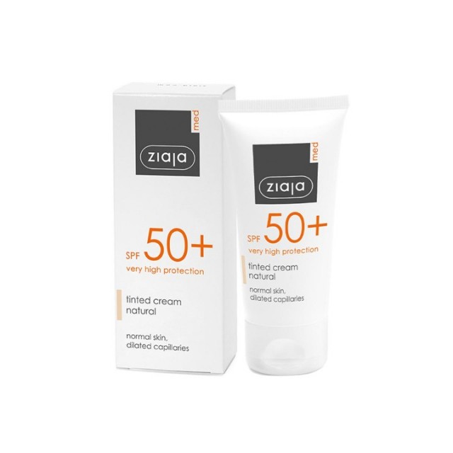 ZIAJA MED TONIRANA KREMA SPF 50+ NATURAL 50 ML