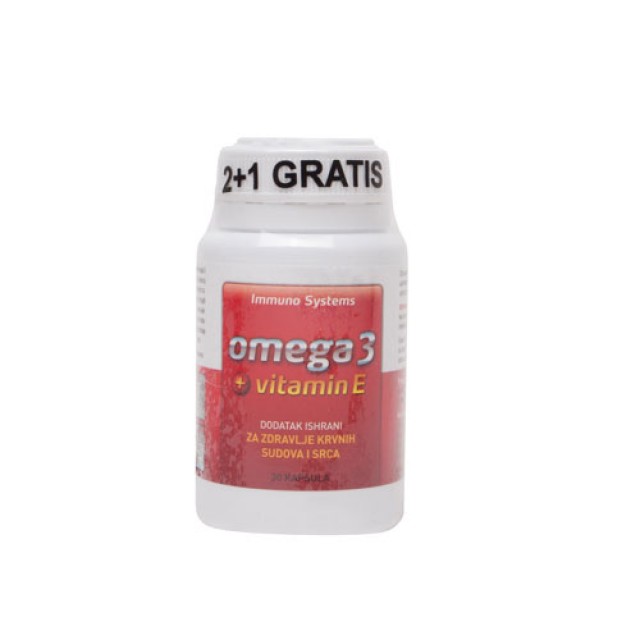 IMMUNO SYSTEM OMEGA 3+VITAMIN E KAPSULE A 30