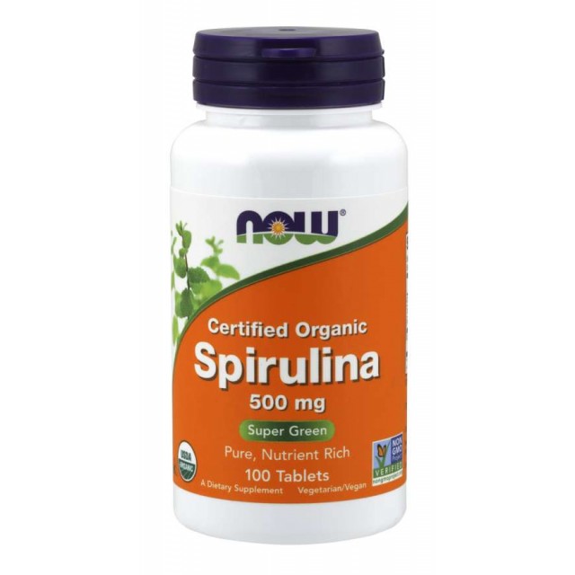 NOW SPIRULINA 100X500MG