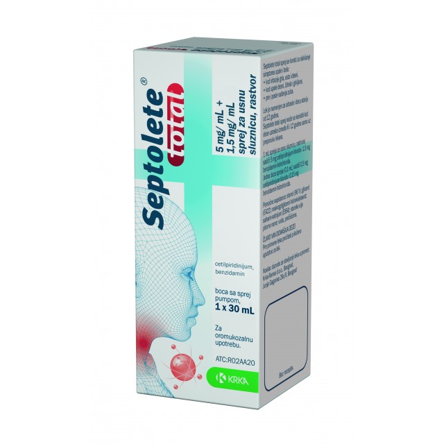 SEPTOLETE TOTAL SPREJ 30ML