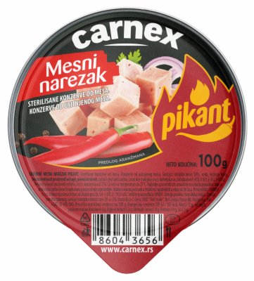 MESNI NAREZAK PIKANT CARNEX 100G
MESNI NAREZAK PIKANT CARNEX 100G