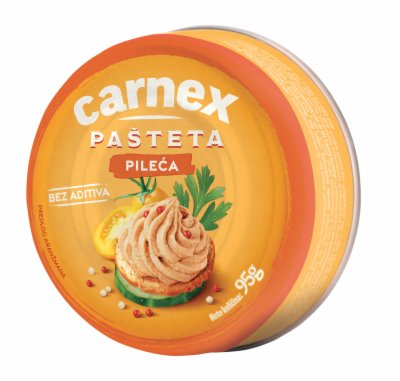 PASTETA PILECA CARNEX 95G
PASTETA PILECA CARNEX 95G