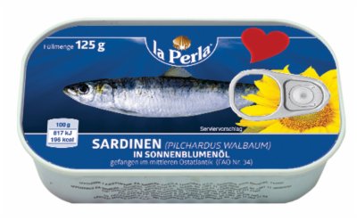 SARDINA U ULJU LA PERLA 125G
SARDINA U ULJU LA PERLA 125G