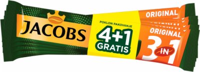 KAFA INSTANT 3U1 JACOBS 15,2G 4+1 GRATIS
KAFA INSTANT 3U1 JACOBS 15,2G 4+1 GRATIS