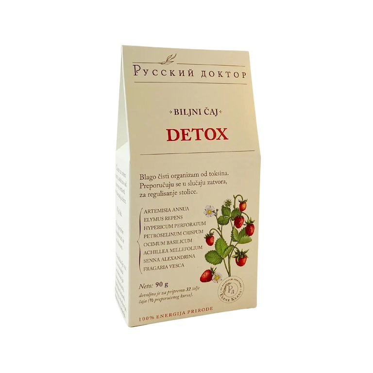 РУССКИЙ ДОКТОР Čaj za čišćenje organizma Detox, 90 g