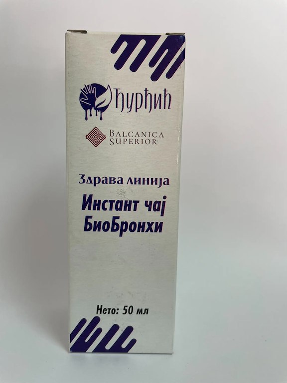 Zdrava linija Đurđić Instant čaj biobronhi, 50ml