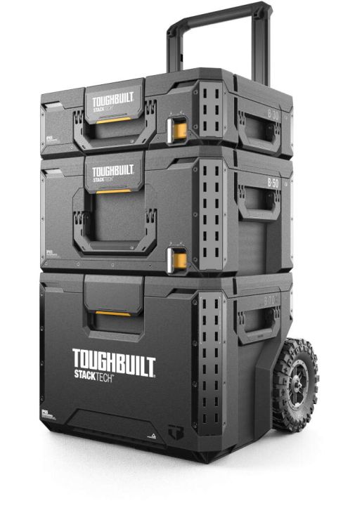 TOUGHBUILT StackTech™ trodelni set kutija za alat sa točkovima za transport TB-B1S3-B-70R