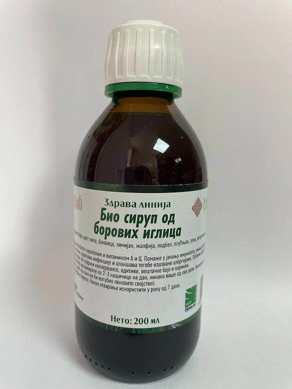 Zdrava linija Đurđić Biosirup borovih iglica, 200ml