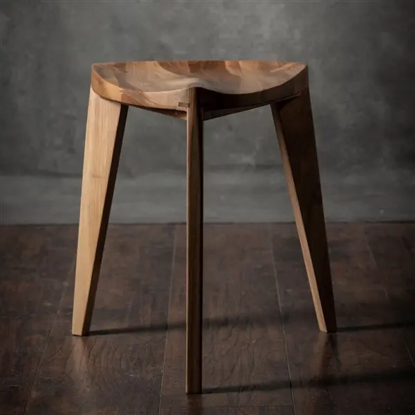 LME Drvena stolica, Orah, Natur drvo, 45x35 cm
